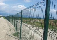 China 1.83m High V 3d Welded Wire Mesh Fencing Folded Galvanized Powder Coated Metal for sale