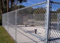 China Hdg Wire Mesh 6feet Steel Chain Link Fencing 50mm×50mm Backyard for sale