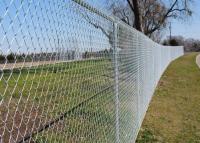 China 3.0mm Galvanized Twist Edge Metal Chain Link Fence Diamond Wire Mesh for sale