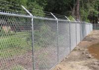 China Black Pvc Coated 5 Foot Steel Chain Link Fencing Lightweight for sale