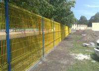 China 2m By 2.5m 4.5mm V Mesh Security Fencing Green Pvc Coating Weld for sale