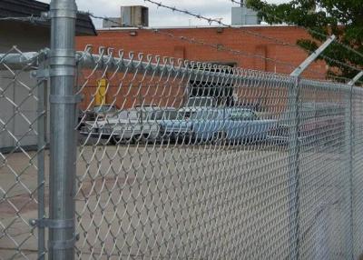 China 6ft Diamond Hole 1.5mm Steel Chain Link Fence Durable Knuckled Edges for sale