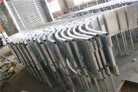 China 2m Steel Pipe Anti Rust Galvanized Hay Feeder Round For Cattle / Horse for sale