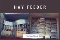 China 2m Steel Pipe Anti Rust Galvanized Hay Feeder Round For Cattle / Horse for sale