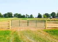 China Galvanized 1.2mm Driveway Farm Gate Metal Agricultural With Hingle for sale