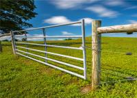 China Galvanized 1.2mm Driveway Farm Gate Metal Agricultural With Hingle for sale
