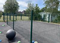 China Decorative 6ft 6mm Welded Wire Mesh Fencing Powder Coated For Park for sale