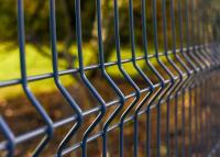 China Unobstructed Visibility 4mm Security Wire Mesh Fencing Pvc Coated Green for sale