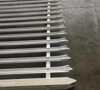 China Garden Steel Palisade Fencing Hot Dipped Galvanized With Post for sale