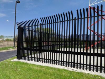China Metal D And W Pale 1.5m Steel Palisade Fencing Industry Security Panels for sale