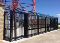China High Security  Residential D Pale or W Pale Steel Fence Spike Palisade Fence 1.8m high for sale