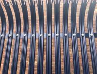 China Steel Residential Security Palisade Fence Metal Curved Portable for sale
