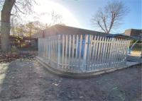 China Galvanized 2.75 Width Steel Palisade Fencing W Section Security for sale