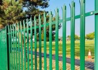 China Various Heights Available Odm Steel Palisade Fencing Security Splayed Triple Spike for sale