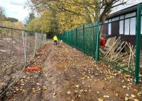 China Various Heights Available Odm Steel Palisade Fencing Security Splayed Triple Spike for sale