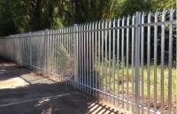 China Stainless Steel European Palisade Fence Hot Dipped Galvanized for sale