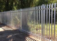 China 2.0m High W Section Galvanized Palisade Fencing Steel for sale