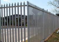 China Stainless Steel European Palisade Fence Hot Dipped Galvanized for sale
