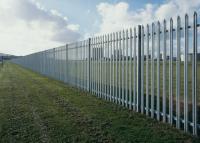 China Anti Tamper Fixings Hdg Metal Palisade Fence For Industrial Units for sale