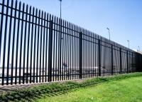 China Green Color 2.4m High Steel Palisade Fencing W Section Easily Assembled for sale