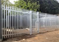 China Hot Dipped Galvanized European 2.4m Palisade Fencing Stainless Steel for sale