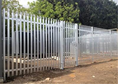 China 1.2m Tall Metal Palisade Fencing Hot Dipped Galvanized After Welded Privacy Vinyl for sale