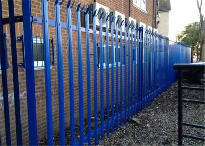China Hot Dipped Galvanized European 2.4m Palisade Fencing Stainless Steel for sale