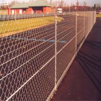 China Outdoor 40x40mm Black Steel Chain Link Fence Portable Pvc Coated Post for sale