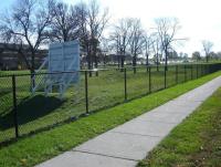 China Galvanized Powder Coated 2.0mm Steel Chain Link Fencing School Sports Playground for sale