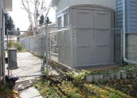 China Heavy Duty 2.5mm Chain Link Fence Metal Residential Galvanized 6ft for sale