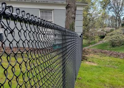 China Durable Chain Link 60mm×60mm Metal Cyclone Fence For Commercial Industrial for sale