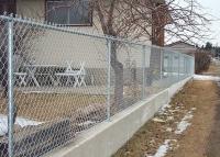 China Residential Wire 10ft Steel Chain Link Fencing Galvanized for sale