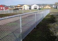China Zinc Coated 6ft 8ft Diamond Chain Link Fence 15m Roll Cyclone Wire Mesh for sale