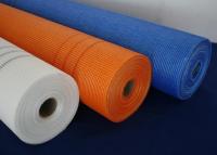 China Orange Fiberglass Mesh Fabric Chemical Stability For Wall Reinforcement for sale