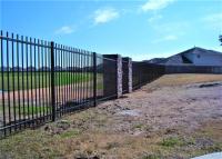 China 1.8 M Height Powder Coated Tubular Fencing Metal Picket Ornamental for sale