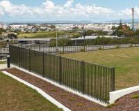 China Powder Coated Square Tube Fencing Tubular Steel Spear Top Galvanized for sale