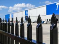China 1.8m Height Black Powder Coated Tubular Fencing Spear Top for sale
