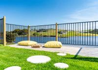 China Durable Flat Top Metal Tubular Fencing Lightweight Pool 1.2m Tall for sale