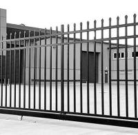 China Zinc Steel Courtyard Block Building Wrought Iron Picket Fence High Strength for sale