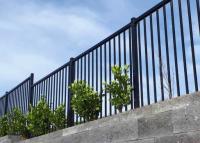China Durable Flat Top Metal Tubular Fencing Lightweight Pool 1.2m Tall for sale