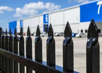 China Adjustable Modular Wrought Cast Iron Fencing Powder Coated for sale