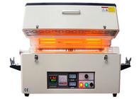 China 1200C Vacuum Quartz Pipe Horizontal Tube Furnaces K Type Temp Measuring for sale