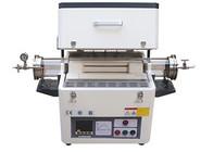 China 1200C Vacuum Quartz Pipe Horizontal Tube Furnaces K Type Temp Measuring for sale
