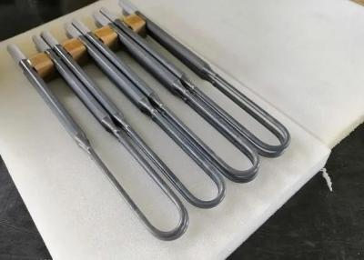 China Laboratory Molybdenum Disilicide MoSi2 Heater Element 1800C Hot Terminal Bent 90 Degree for sale