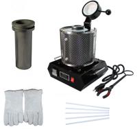 China Fast Speed Portable Gold Melting Furnace 130.35cm3 Crucible Capacity Less Burnt Loss for sale
