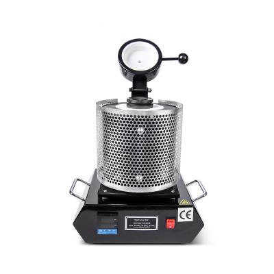 China 1kg 1600W Gold Melting Furnace with High Purity Graphite Crucible 1300C for sale