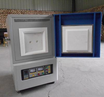 China 12 Liter 1700C Muffle Lab Furnace High Temperature MoSi2 Heating Elements for sale