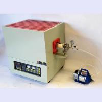 China 1400C Vacuum Atmosphere Tube Furnace for Heat Treatment 100mm OD Ceramic Tube for sale