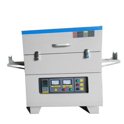 China High Purity Quartz Alumina Small Tube Furnace 1200C Vacuum Annealing Furnace 60mm Tube for sale