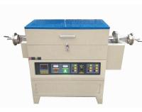 China OD80mm 1100C Quartz Tube Furnace Vacuum Nitrogen Gas Oven for New Material Testing for sale